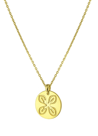 Kayra Khan Erkek Unity And Harmony Gold Gümüş Rengi Kolye Altın EU