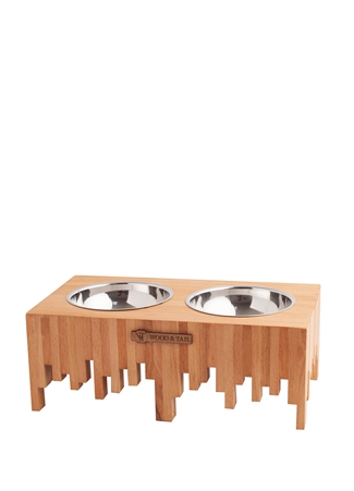 Wood&Tail Sur Small Kedi Köpek Mama ve Su Kabı Kahverengi S EU Wood&Tail Sur Small Kedi Köpek Mama ve Su Kabı Kahverengi S EU