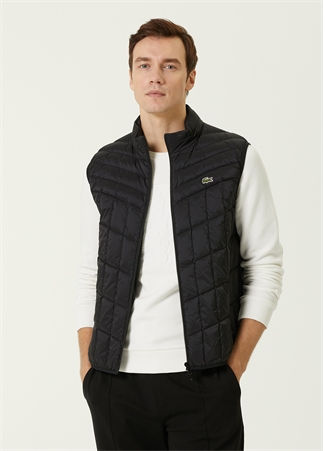 Lacoste Erkek Siyah Kapüşonlu Kapitoneli Yelek S EU Lacoste Erkek Siyah Kapüşonlu Kapitoneli Yelek S EU