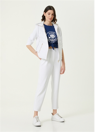 Beymen Collection Kadın Pantolon Jersey Beyaz S Eu Beymen Collection Kadın Pantolon Jersey Beyaz S Eu