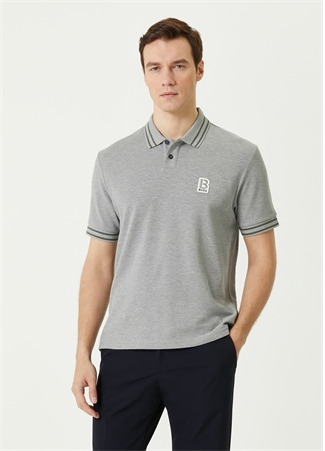Boss Erkek Regular Fit Gri Polo Yaka Logo Detaylı T-shirt S EU Boss Erkek Regular Fit Gri Polo Yaka Logo Detaylı T-shirt S EU