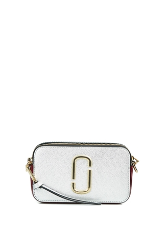 Marc Jacobs (The) Kadın The Snapshot Silver Deri Çapraz Çanta Gri EU