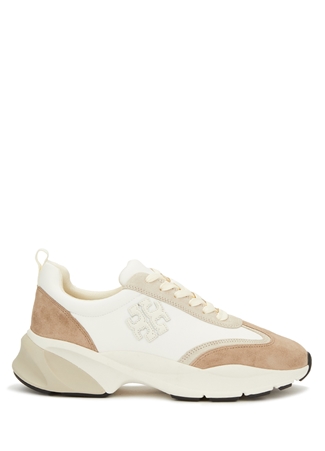 Tory Burch Kadın Good Luck Ekru Bej Sneaker Beyaz 6 US Tory Burch Kadın Good Luck Ekru Bej Sneaker Beyaz 6 US