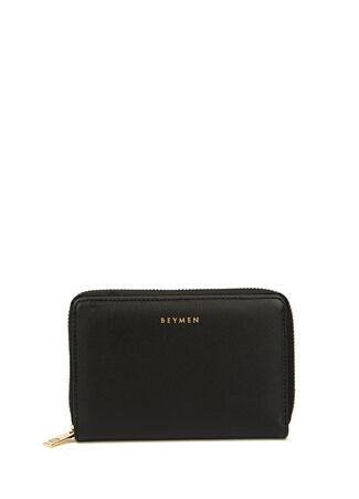 Beymen Kadın Siyah Deri Cüzdan EU