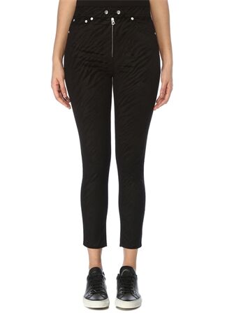 Rag&Bone Kadın Nina Siyah Zebra Desenli Skinny Jean Pantolon 24 US Rag&Bone Kadın Nina Siyah Zebra Desenli Skinny Jean Pantolon 24 US