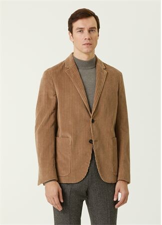 Zegna Erkek Drop 7 Bej Kadife Ceket 50 IT Zegna Erkek Drop 7 Bej Kadife Ceket 50 IT