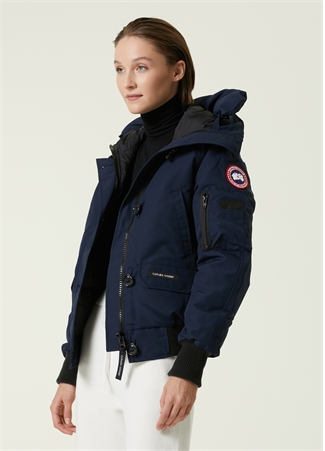 Canada Goose Kadın Chilliwack Lacivert Kapüşonlu Bomber Mont L EU Canada Goose Kadın Chilliwack Lacivert Kapüşonlu Bomber Mont L EU