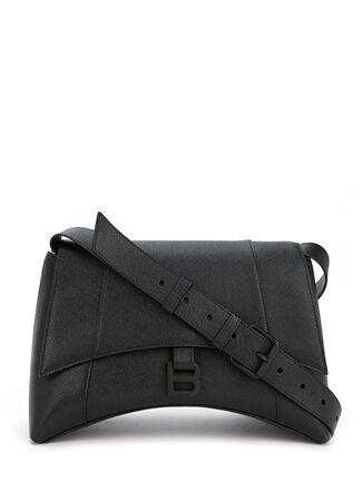 Balenciaga Kadın Hourglass Siyah Deri Çanta EU Balenciaga Kadın Hourglass Siyah Deri Çanta EU