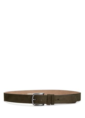 George Hogg Erkek Haki Süet Kemer 0 Eu