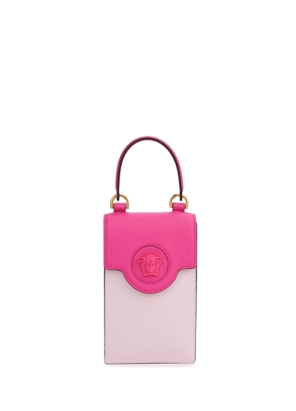 Versace Kadın Pembe Medusa Detaylı Deri Çanta Eu Versace Kadın Pembe Medusa Detaylı Deri Çanta Eu