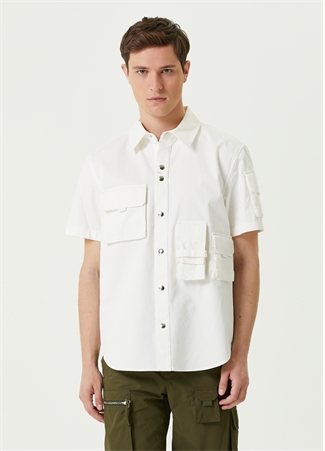 Helmut Lang Erkek Beyaz Cep Detaylı Kısa Kollu Gömlek S Eu Helmut Lang Erkek Beyaz Cep Detaylı Kısa Kollu Gömlek S Eu