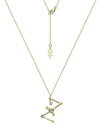 Her Story Kadın Galaxy Z Harf Detaylı Altın Rengi Kolye EU