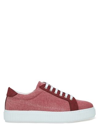 Outpost Kadın Bordo Dokulu Sneaker 36 Outpost Kadın Bordo Dokulu Sneaker 36
