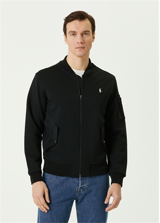 Polo Ralph Lauren Erkek Siyah Bomber Sweatshirt S EU