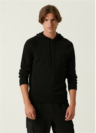 Network Erkek Slim Fit Siyah Kazak S EU