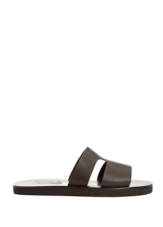 Ancient Greek Sandals Erkek Kahverengi Deri Terlik 39 Eu Ancient Greek Sandals Erkek Kahverengi Deri Terlik 39 Eu