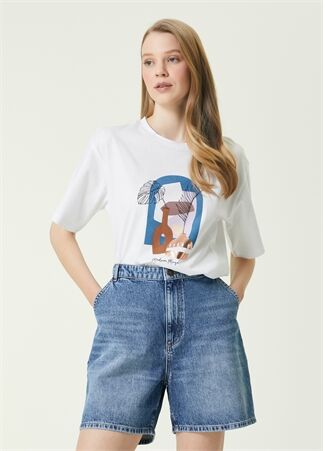 Beymen Club Kadın Beyaz Afrikan Küp Baskılı T-shirt Xs Beymen Club Kadın Beyaz Afrikan Küp Baskılı T-shirt Xs