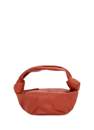 Bottega Veneta Kadın Double Knot Kiremit Deri Çanta Kırmızı EU Bottega Veneta Kadın Double Knot Kiremit Deri Çanta Kırmızı EU