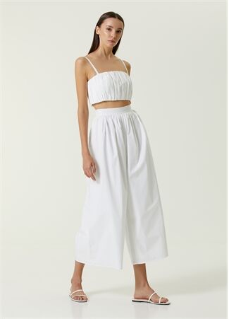 Tove Studio Kadın Ekru Yüksek Bel Büzgülü Pantolon Bej 36 FR Tove Studio Kadın Ekru Yüksek Bel Büzgülü Pantolon Bej 36 FR