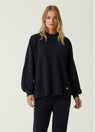 Beymen Collection Kadın Lacivert Garnili Sweatshirt S Beymen Collection Kadın Lacivert Garnili Sweatshirt S