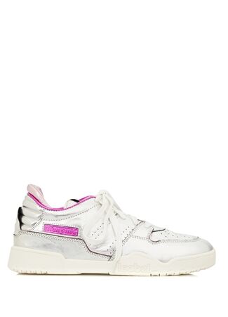 Isabel Marant Kadın Emree Silver Deri Sneaker Gri 36 EU