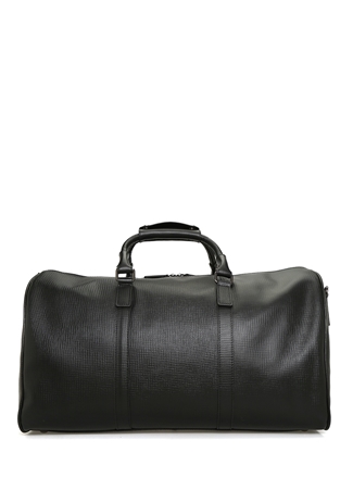 Beymen Collection Erkek Essential Siyah Logolu Deri Seyahat Çantası EU Beymen Collection Erkek Essential Siyah Logolu Deri Seyahat Çantası EU