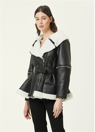 Alexander Mcqueen Kadın Mont Siyah 42 It