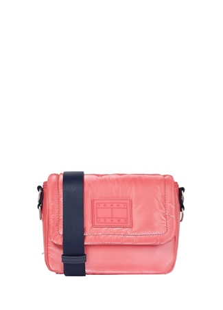 Tommy Hilfiger Kadın Kırmızı Logo Detaylı Çanta Eu Tommy Hilfiger Kadın Kırmızı Logo Detaylı Çanta Eu