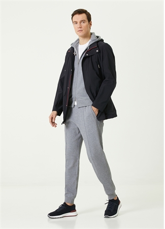 Brunello Cucinelli Erkek Gri Beli Kordonlu Jogger Eşofman Altı M EU Brunello Cucinelli Erkek Gri Beli Kordonlu Jogger Eşofman Altı M EU