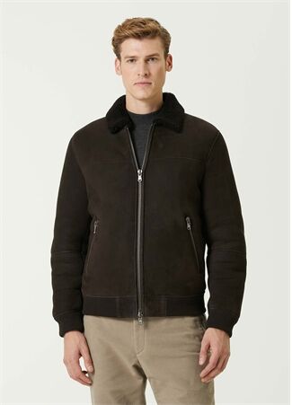 Beymen Collection Erkek Kahverengi Shearling Süet Mont 52 IT Beymen Collection Erkek Kahverengi Shearling Süet Mont 52 IT
