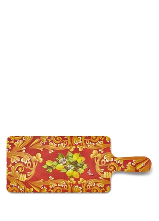 Chiara Alessi Capri Kırmızı Desenli Melamin Servis Tabağı