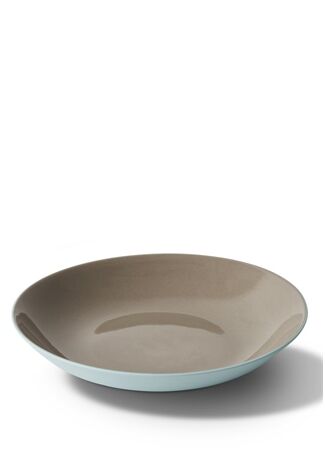 Esma Dereboy Aqua Taş Porselen Çukur Tabak Çok Renkli