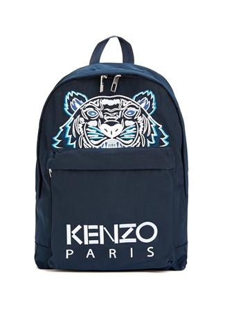 Kenzo Erkek Kampus Tiger Lacivert Sırt Çantası EU Kenzo Erkek Kampus Tiger Lacivert Sırt Çantası EU
