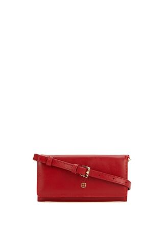 Beymen Hediye Kadın Kırmızı Askılı Deri Cüzdan EU