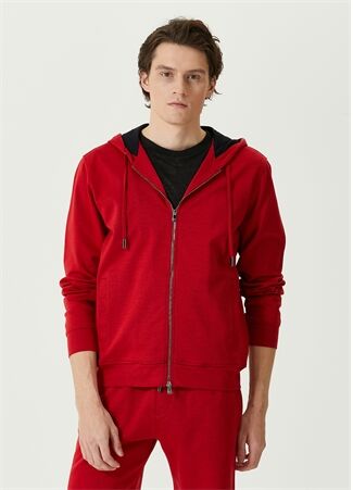 Isaia Erkek Sweatshirt Kırmızı M Eu Isaia Erkek Sweatshirt Kırmızı M Eu