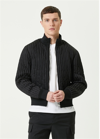 Valentino Erkek Siyah Kapitoneli Bomber Mont 46 IT Valentino Erkek Siyah Kapitoneli Bomber Mont 46 IT