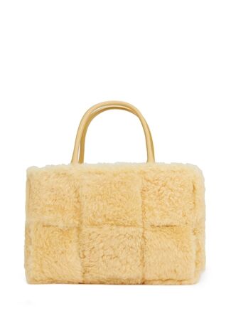 Bottega Veneta Kadın Arco Bej Deri Çanta EU