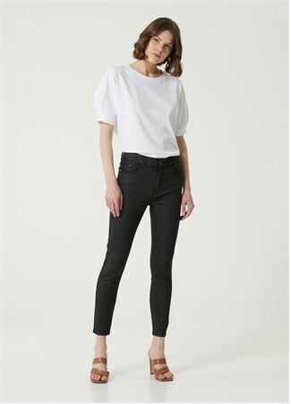Network Kadın Basic Fit Siyah Dar Paça Jean Pantolon 25 EU Network Kadın Basic Fit Siyah Dar Paça Jean Pantolon 25 EU