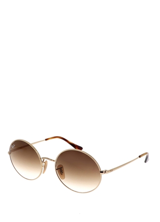 Ray-Ban Oval Gold Güneş Gözlüğü Altın Rengi 54 EU