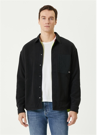 Tommy Jeans Erkek Siyah Gömlek S EU Tommy Jeans Erkek Siyah Gömlek S EU