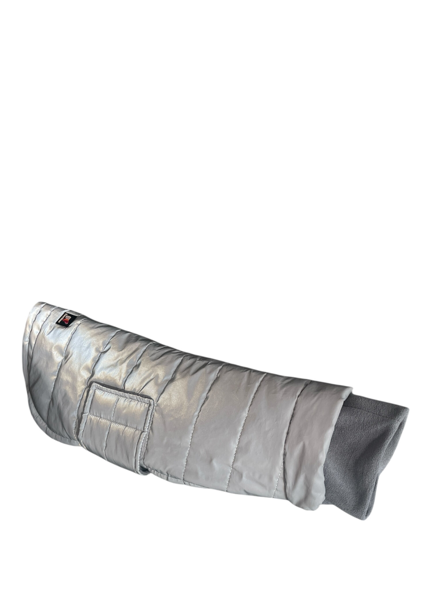 Dante Chills - Shining Marx Grey Fleece Dog Coat