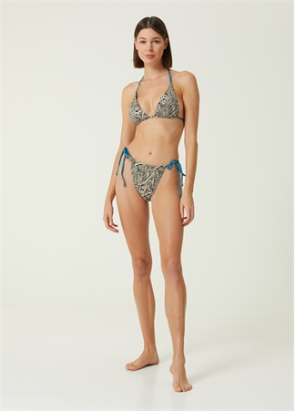 Fifth Sense Kadın Absinthe Leopar Desenli Mavi Bikini Takımı Kahverengi S Eu Fifth Sense Kadın Absinthe Leopar Desenli Mavi Bikini Takımı Kahverengi S Eu