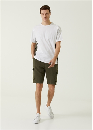 Academia Erkek Haki Beli Kordonlu Ottoman Şort XS EU