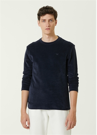 Emporio Armani Erkek Lacivert Logo Baskılı T-shirt M EU Emporio Armani Erkek Lacivert Logo Baskılı T-shirt M EU