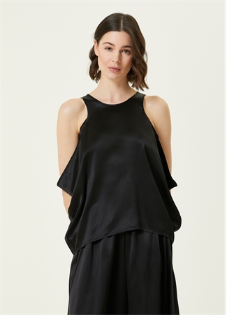Toteme Kadın Siyah İpek Bluz 36 Fr