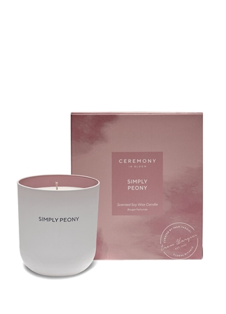 Ceremony In Bloom Simply Peony Kokulu Soya Mumu 240g Çok Renkli Ceremony In Bloom Simply Peony Kokulu Soya Mumu 240g Çok Renkli