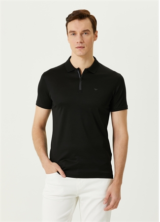 Emporio Armani Erkek Siyah Polo Yaka Logolu T-shirt L EU Emporio Armani Erkek Siyah Polo Yaka Logolu T-shirt L EU