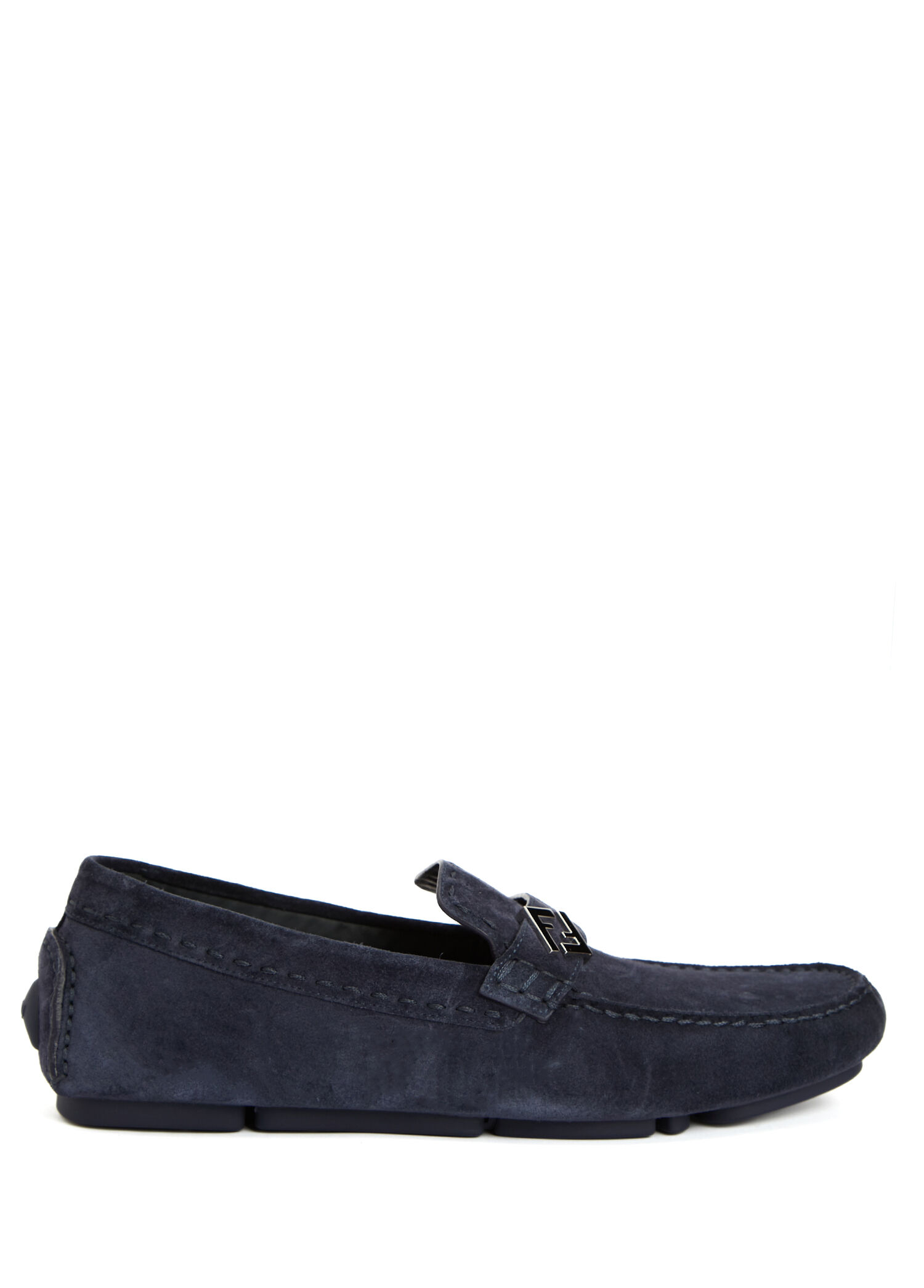 Navy blue Fendi Navy blue Men Navy Blue Men's Suede Driver 1750224 | Beymen