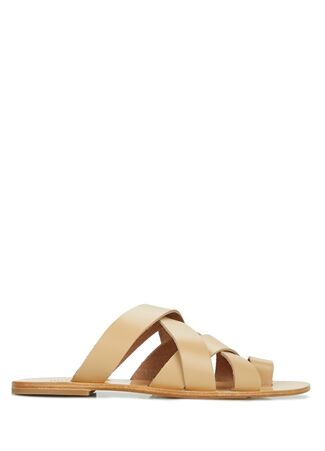 Outpost Kadın Bej Bantlı Deri Terlik 35 Outpost Kadın Bej Bantlı Deri Terlik 35