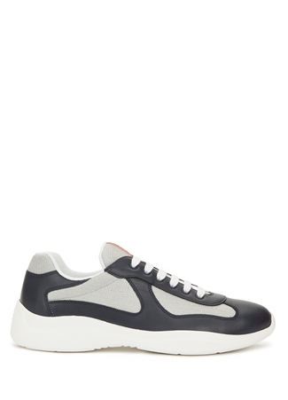 Prada Sport Erkek Lacivert Gri Logolu Sneaker Mavi 6.5 UK Prada Sport Erkek Lacivert Gri Logolu Sneaker Mavi 6.5 UK